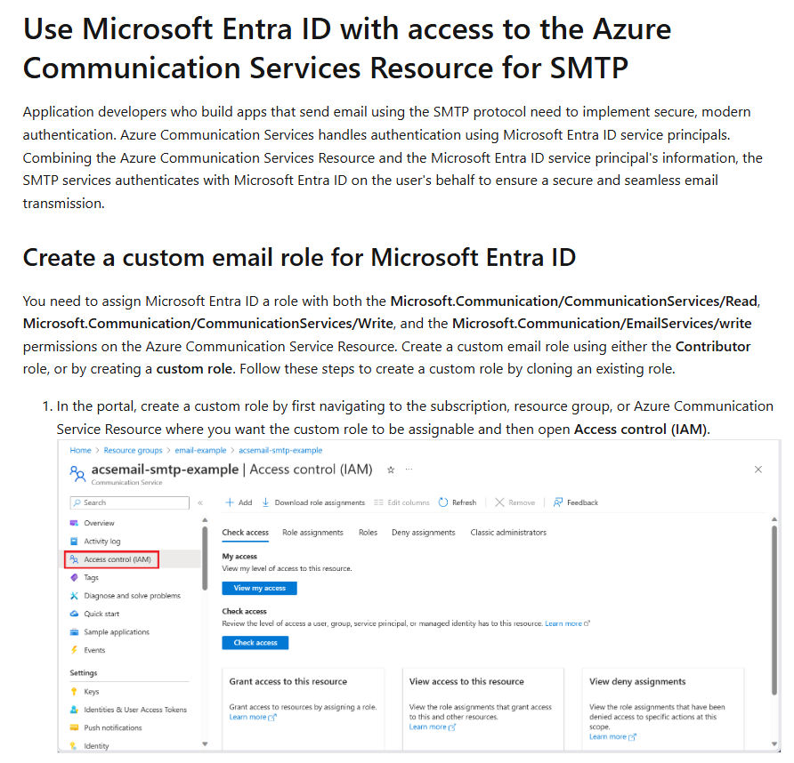 Email Communication with Azure Communication Services